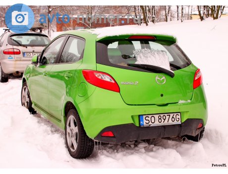 SO 8976G, Mazda 2 (Sosnowiec City) License plates of Poland