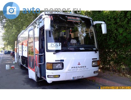 07 CCT 25, TemSA Prenses (Antalya) License plate of Turkey