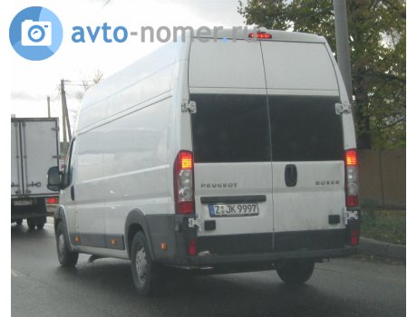 Z JK 9997, Peugeot Boxer (Zwickau District) German license plate