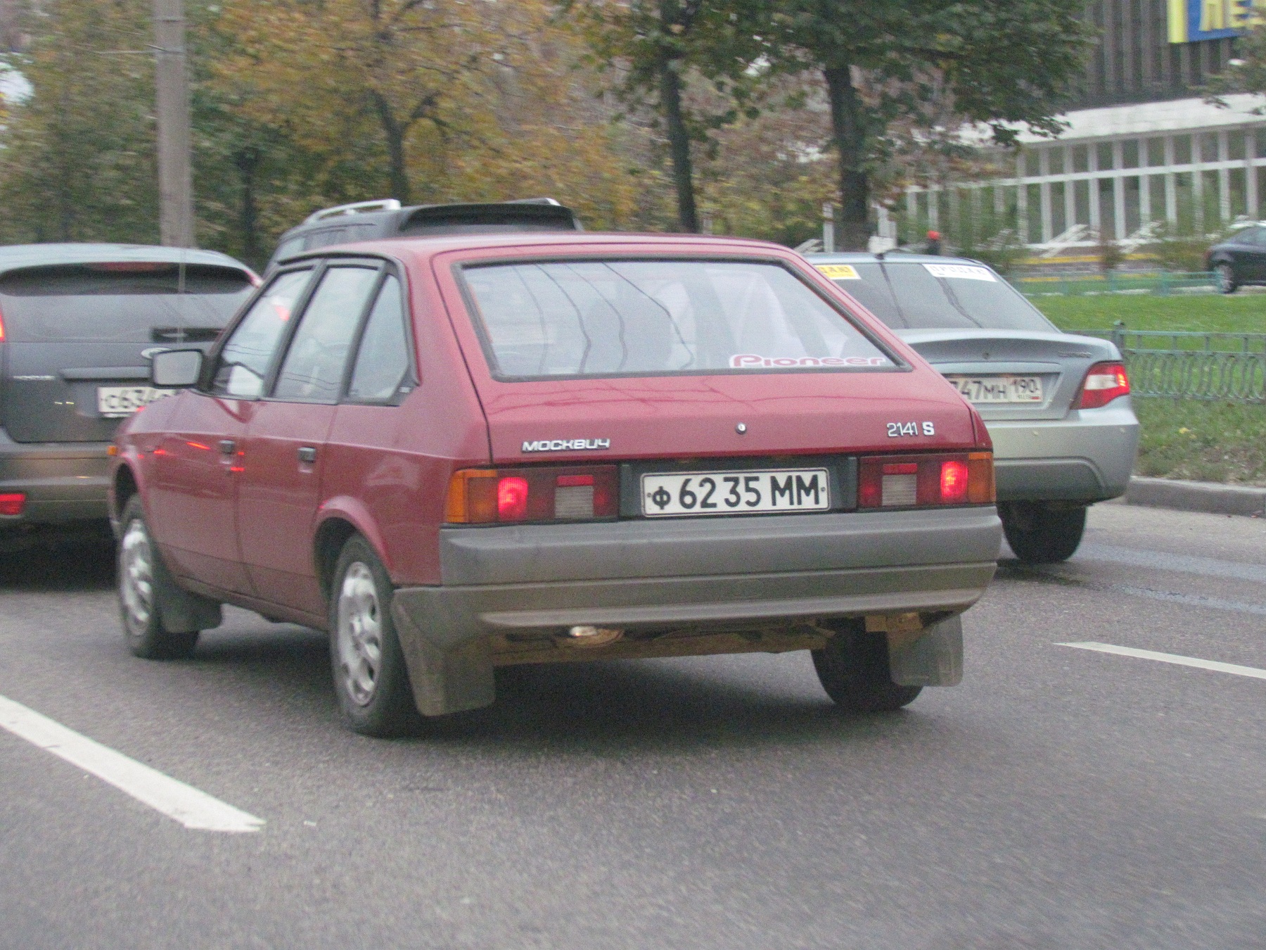 "ф 6235 ММ" photos Moskvich (AZLK) 2141. USSR