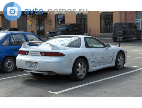 3UNT305, Mitsubishi 3000GT (California) License plate of the USA