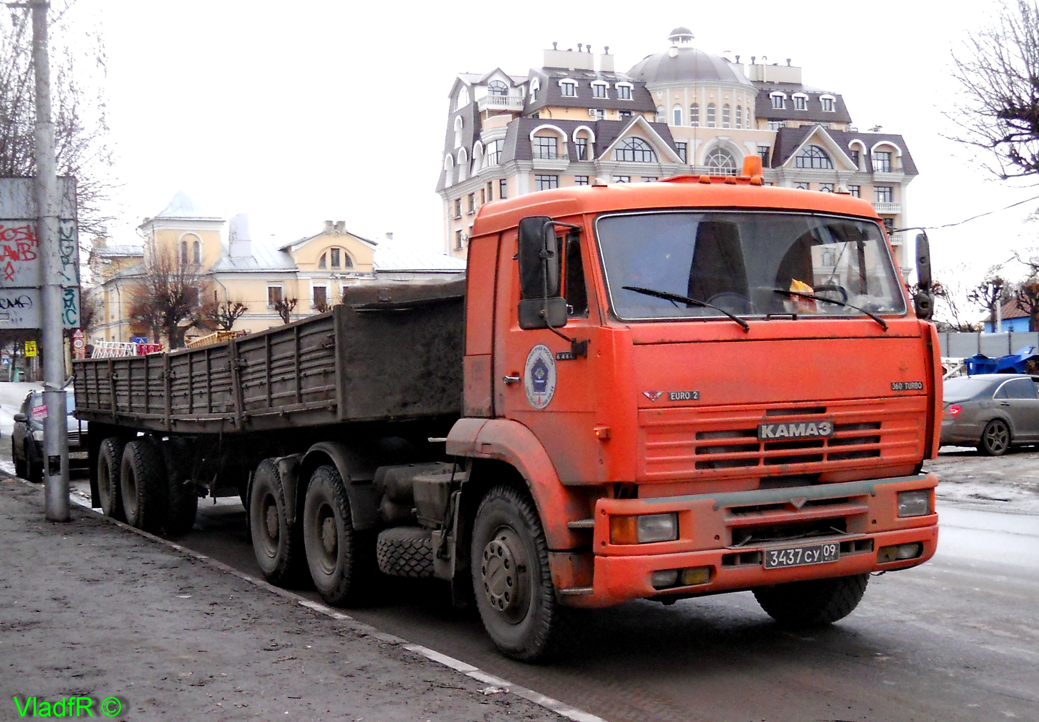 "3437 су 09" photos KamAZ 6460. Russia