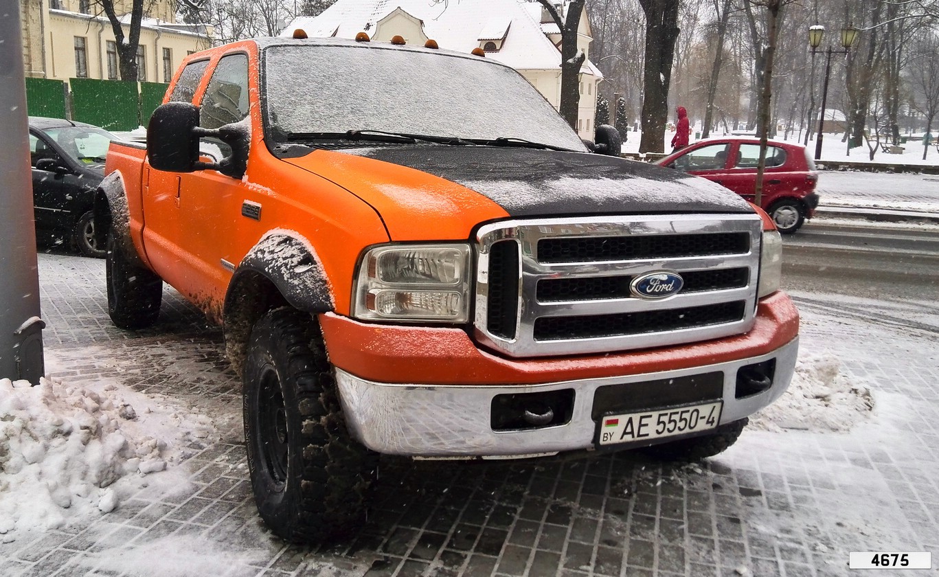 "AE 5550-4" photos Ford F-250. Belarus