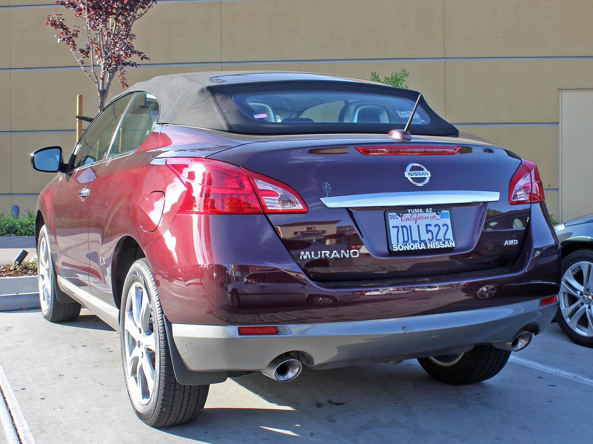 "7DLL522" photos Nissan Murano. USA