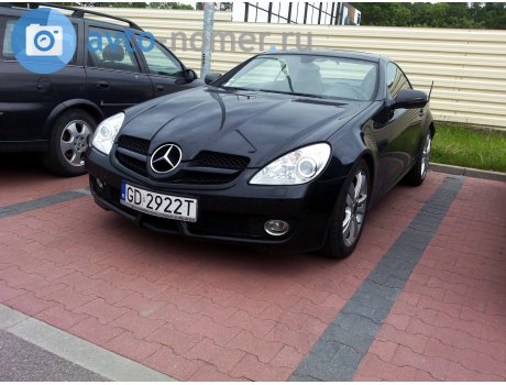 GD 2922T, Mercedes-Benz SLK-Klasse (Gdańsk City) License plates of Poland