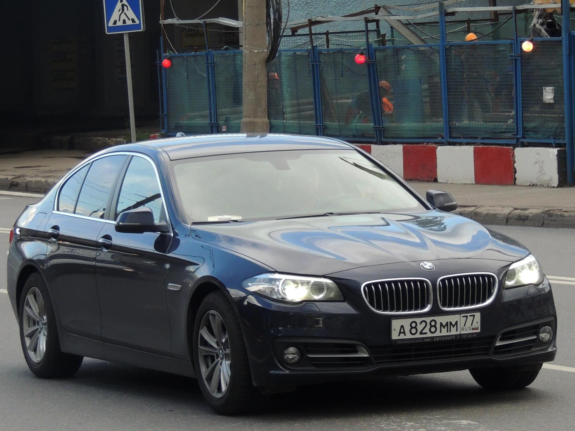 "а 828 мм 77" photos BMW 5 Series. Russia