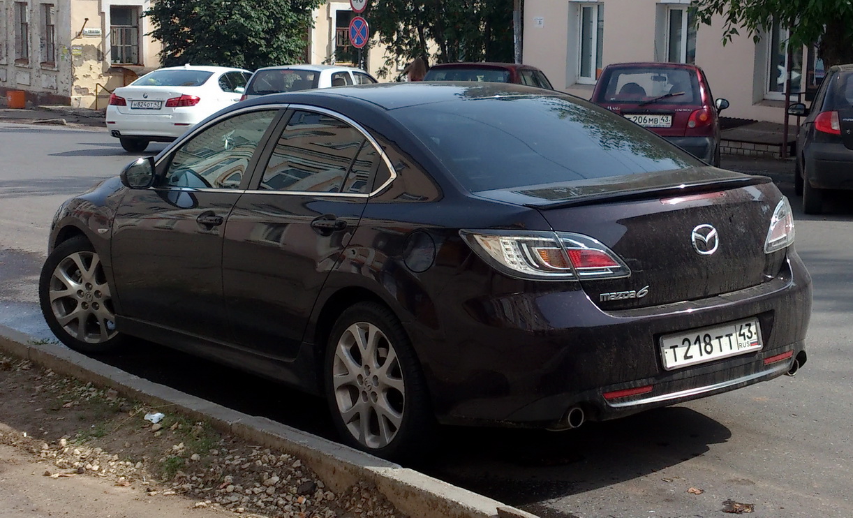 "т 218 тт 43" photos Mazda 6. Russia
