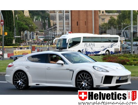 1071 GVP, Porsche Panamera , License plates of Spain