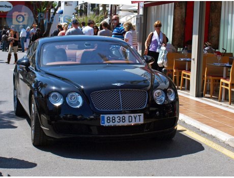 8838 DYT, Bentley Continental , License plates of Spain