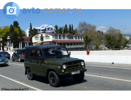 8844 кр 21, UAZ 469/3151 (North Caucasian Military District) License ...