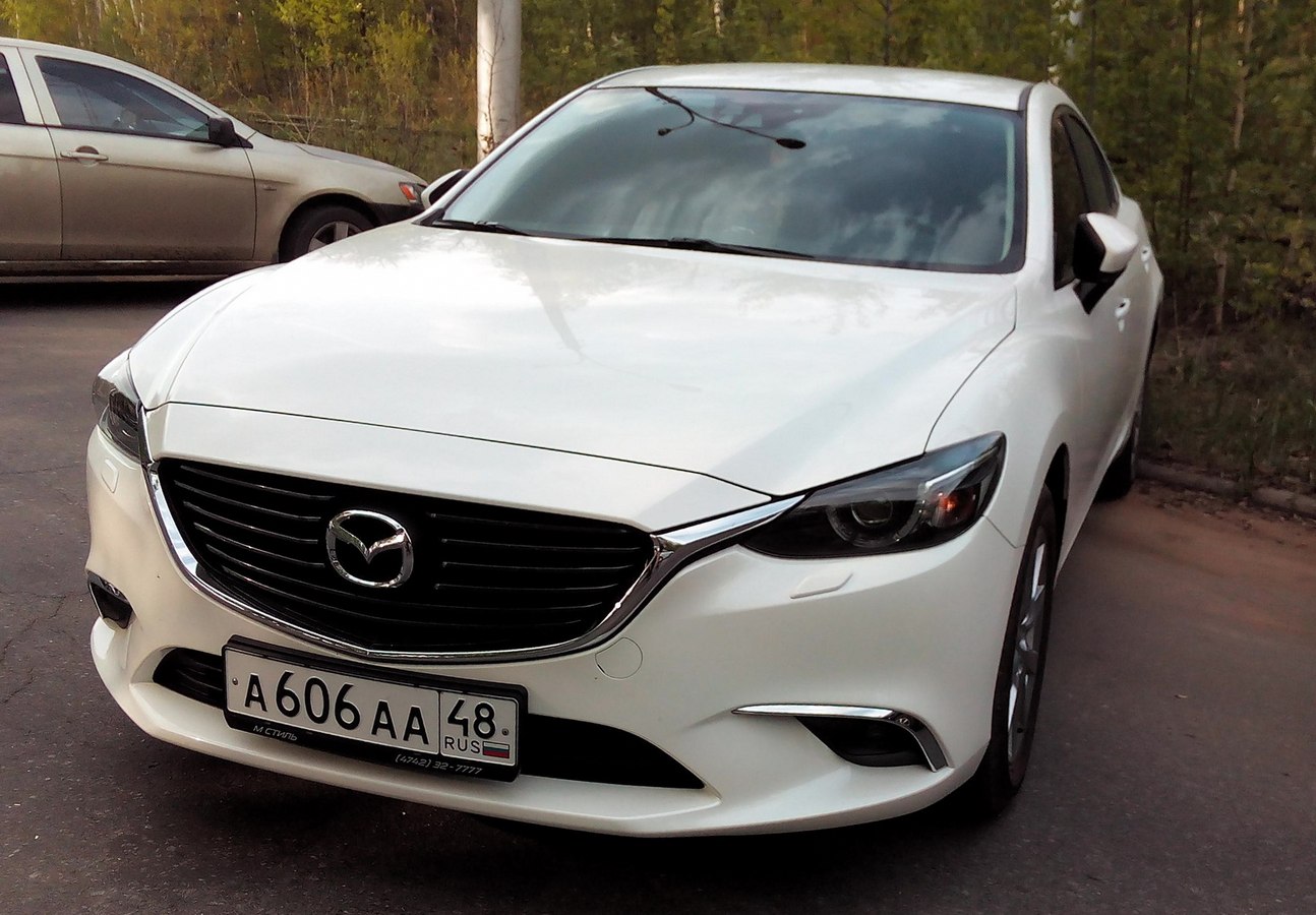 "а 606 аа 48" photos Mazda 6. Russia