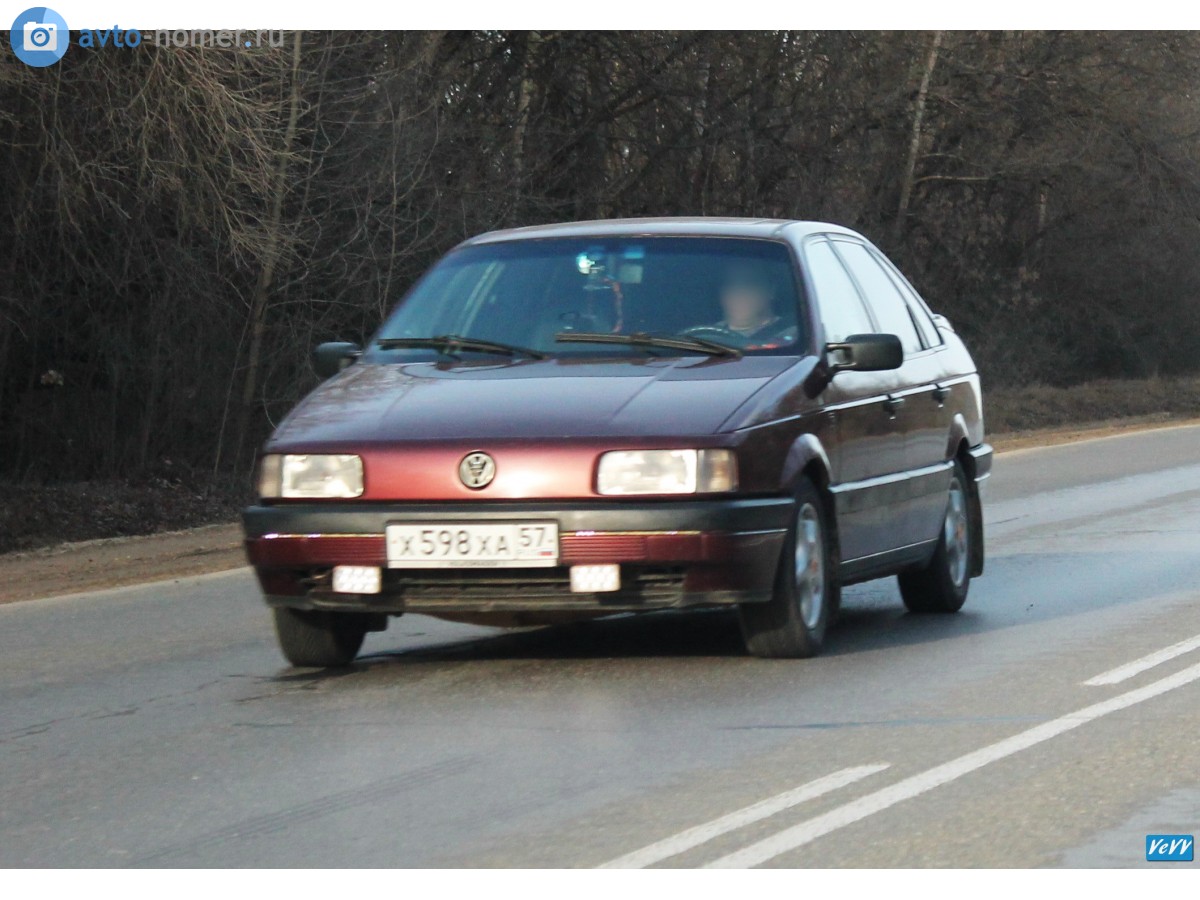 "х 598 ха 57" photos Volkswagen Passat. Russia